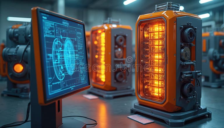 Engineers Utilize AI Reservoir Simulation Tech. Illustration Displays ...