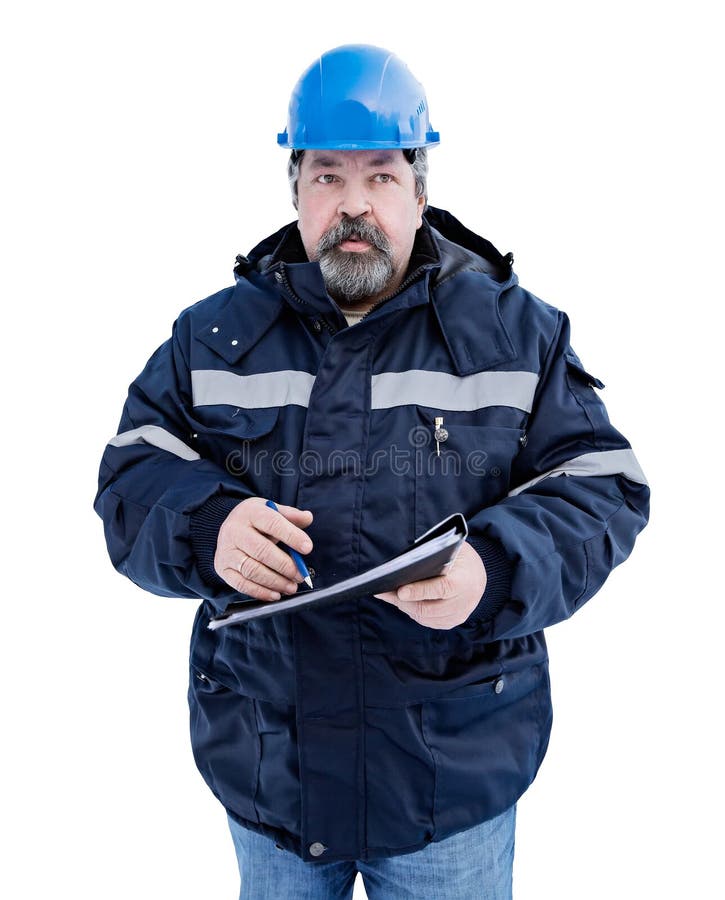 Engineer in helmet stock image. Image of holding, engineer - 30115927