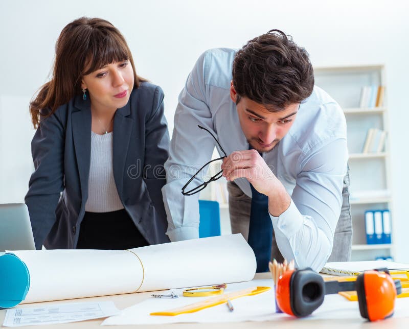 Engineers Working on New Project Stock Photo - Image of manager ...