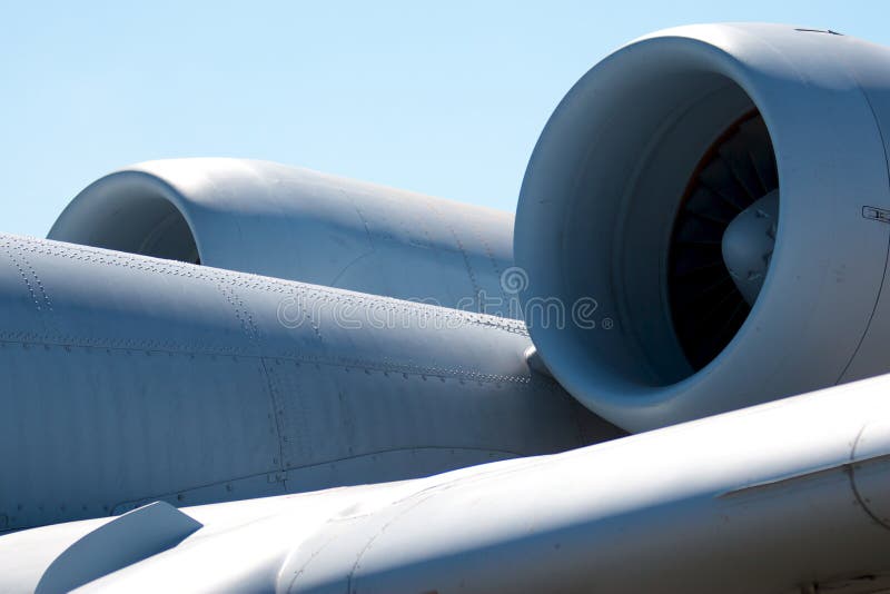 Engines Of A A10 Warthog Combat Aircraft Stock Image - Image of fighter ...