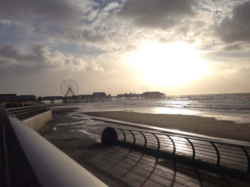 England beach stock image. Image of beach, england, blackpool - 55577241