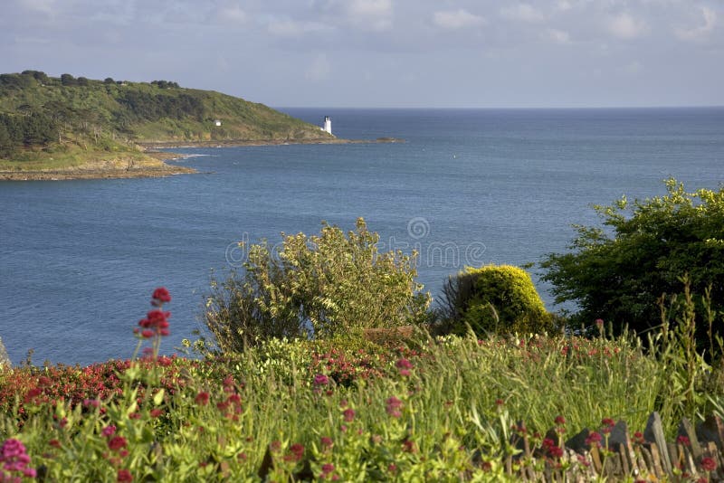 UK Scenic - Cornwall, Lighthouse Stock Image - Image of mawes, kingdom ...