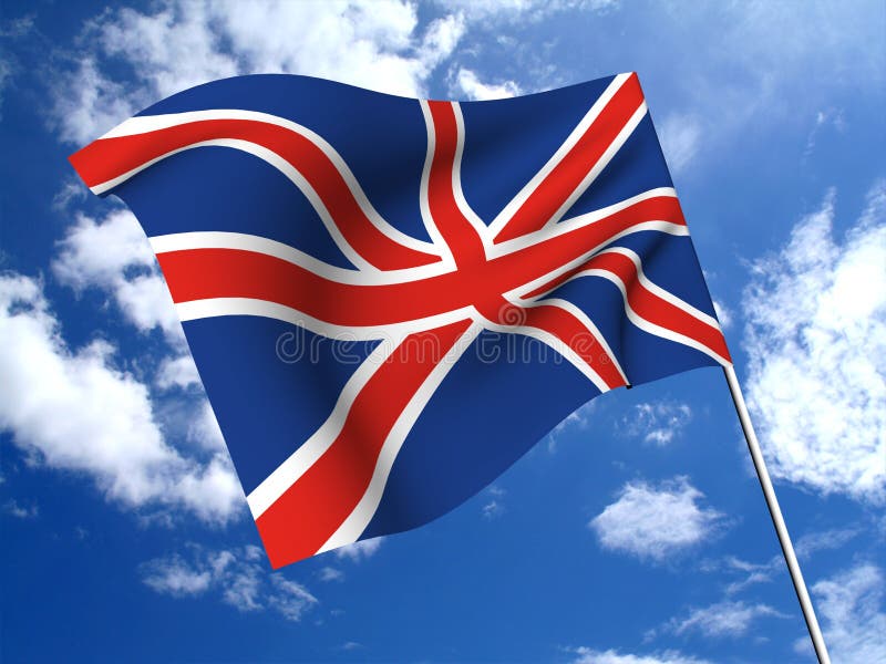 England flag stock illustration. Illustration of blue - 8090937