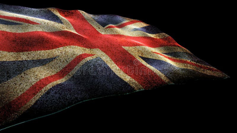 4K British Union Jack Flag Waving - Ideal for Business and Presentation ...