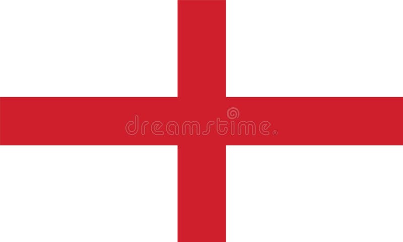 England Flag Rectangular stock vector. Illustration of collection ...
