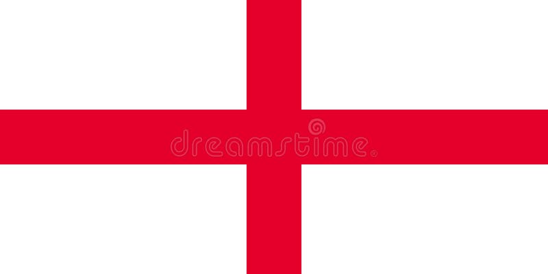 England Flag Simple Illustration for Independence Day or Election Stock ...