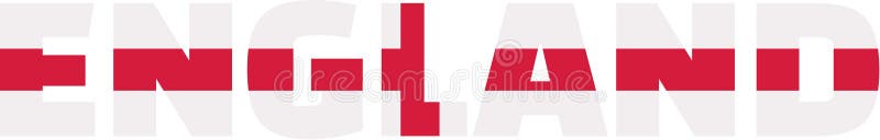 England flag word stock vector. Illustration of icon - 107163436