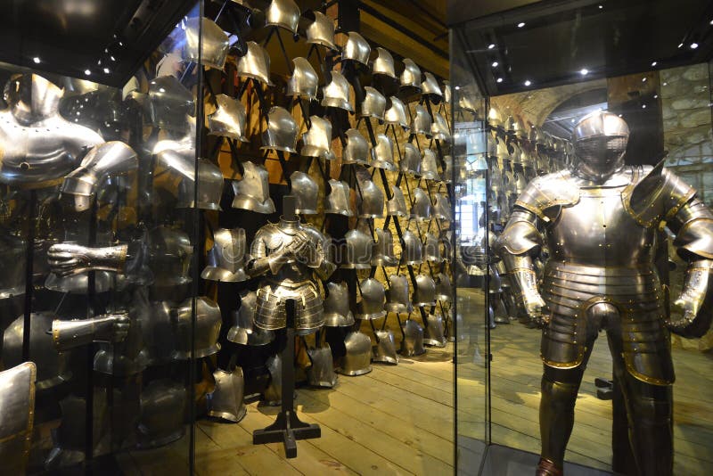 London, Armor Display in the White Tower in London Editorial ...