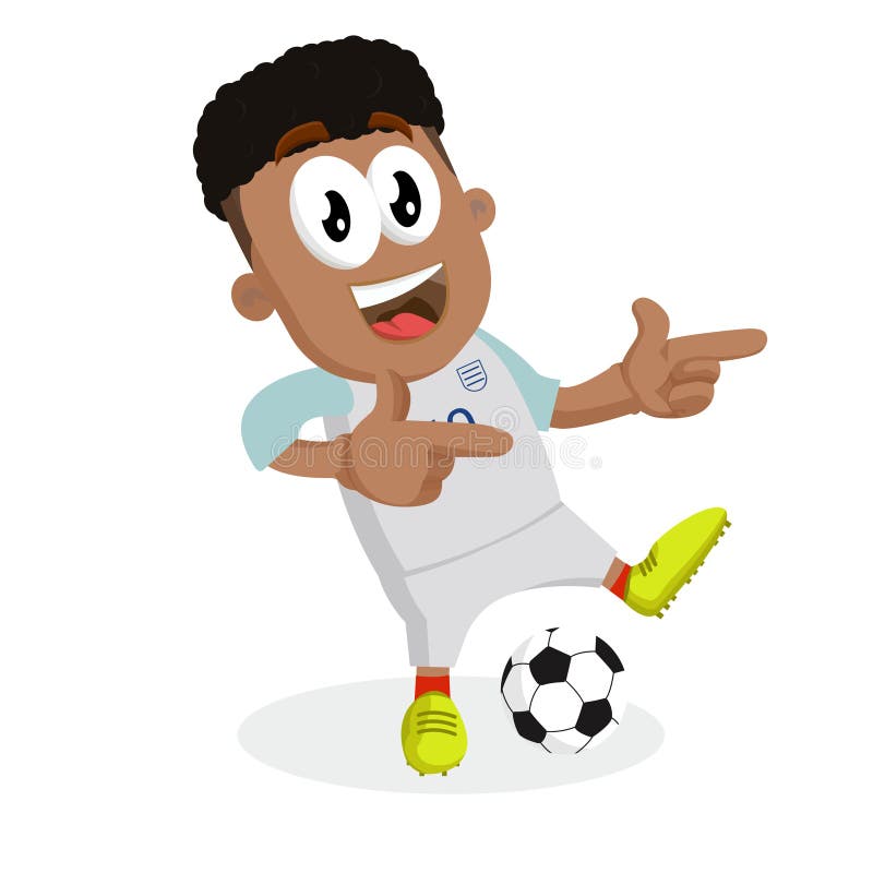 England Mascot and Background Hi Pose Stock Vector - Illustration of ...