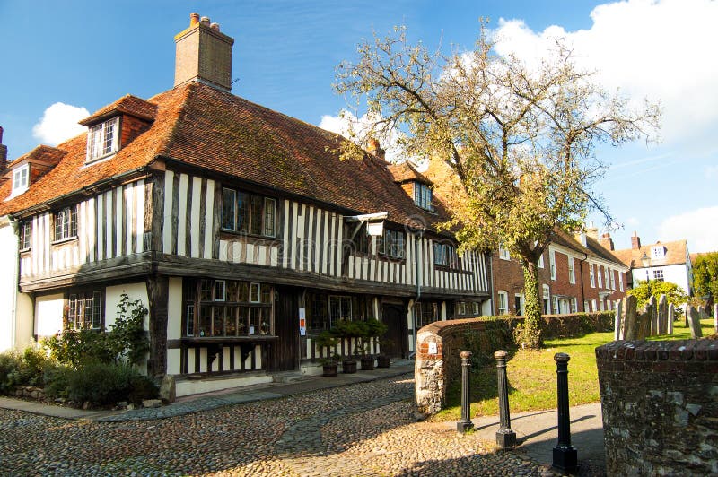 England Rye Historical Square Stock Photo - Image of continent, east ...