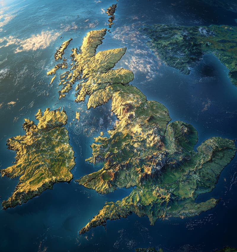 Satellite Image of the Map of the Area Stock Photo - Image of city ...