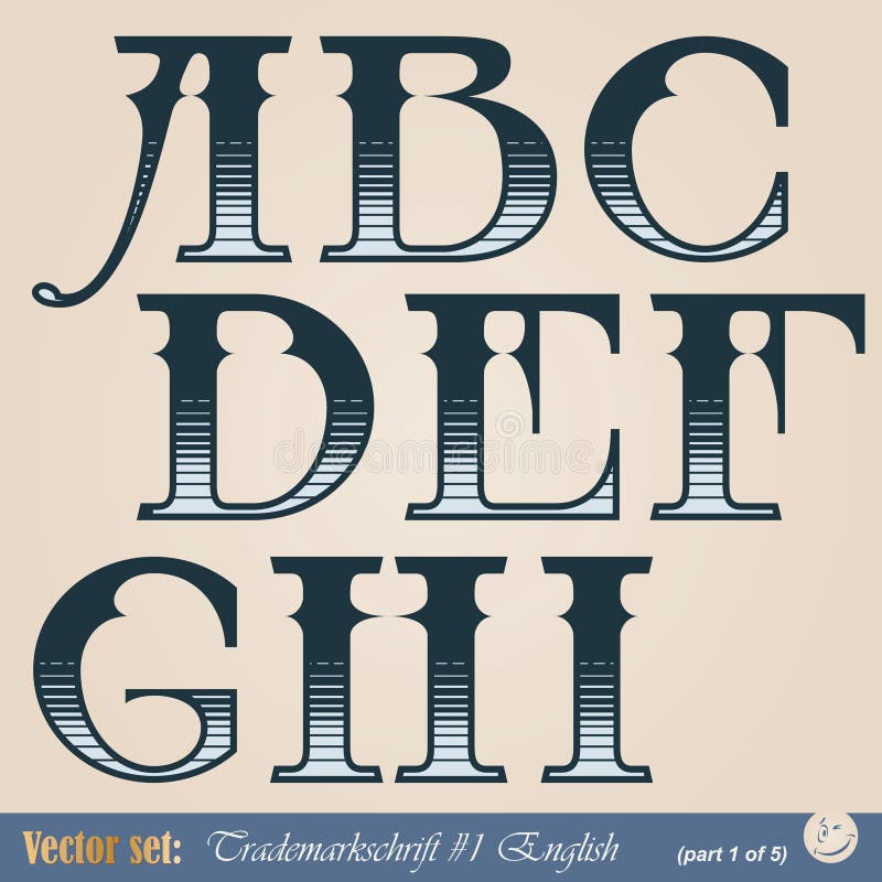 English alphabet stock vector. Illustration of ornamental - 23233324