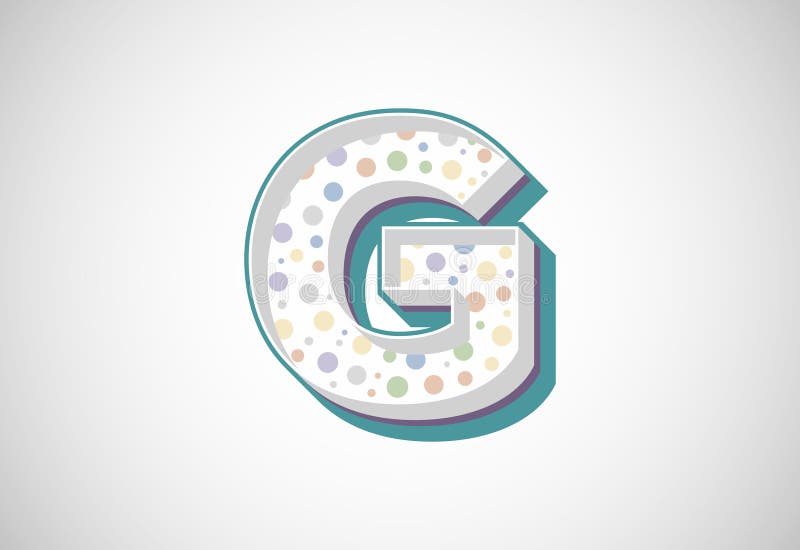 English Alphabet G. Retro Style Bold Modern Vector Alphabet Design ...