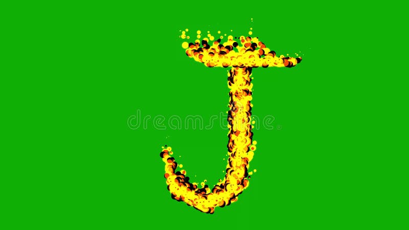 English Alphabet J with Fire Effect on Green Screen Background Stock ... English Alphabet J with Fire Effect on Green Screen Background Stock ...