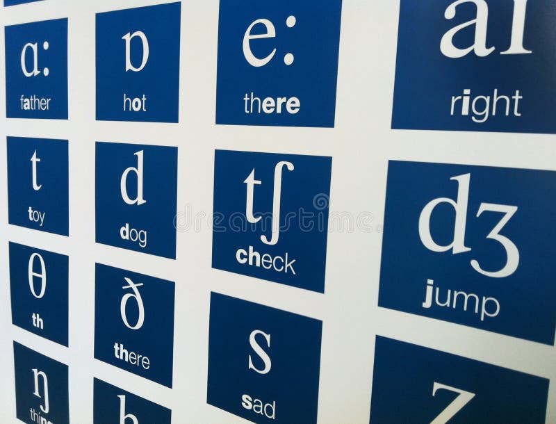 Learning English Phonetics Online with Expert Stock Image - Image of ...