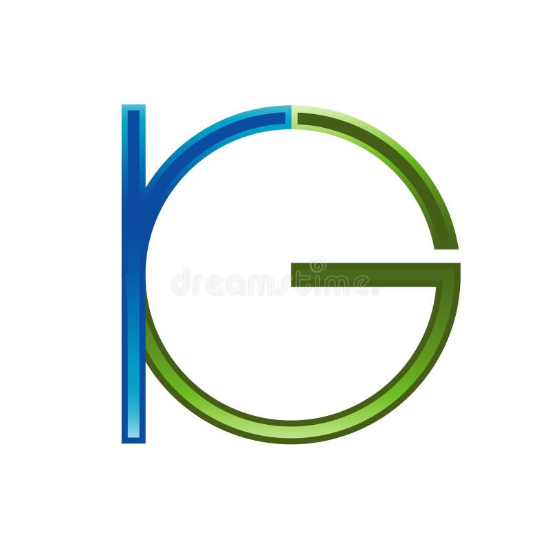 English Alphabet R and G Vector Icon Stock Vector - Illustration of ...