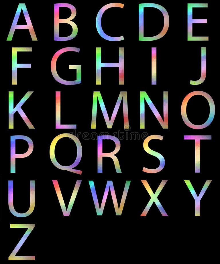 English Alphabet Triangles Vector Stock Illustrations – 30 English ...