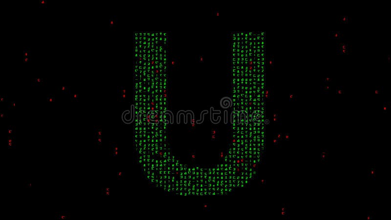 Digital English Alphabets Motion Graphics with Green Screen Background ...