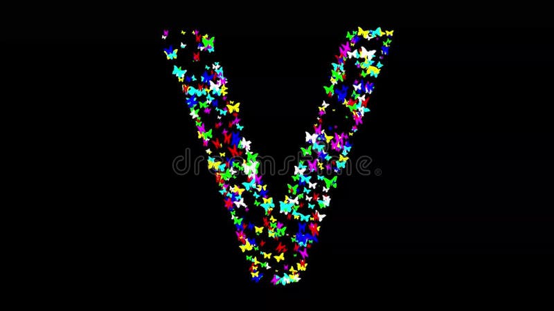 English Alphabet a with Red Spheres on Green Screen Background Stock ...