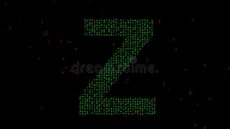Digital English Alphabets Motion Graphics with Green Screen Background ...