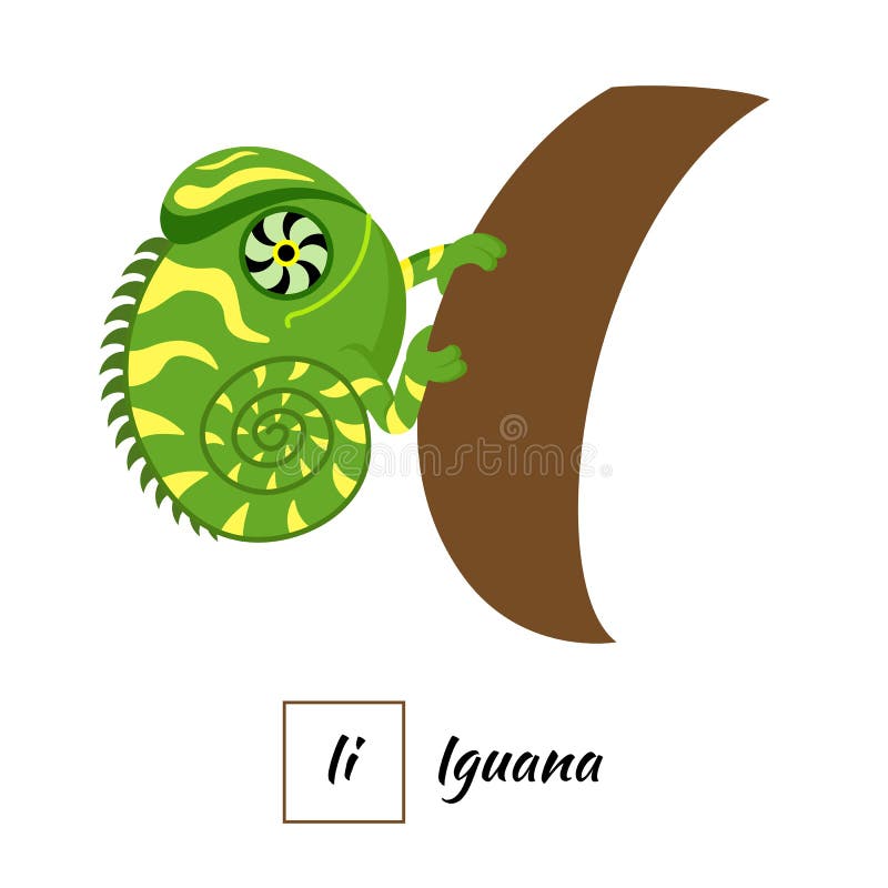 Animal Alphabet Letter I Stock Illustrations – 634 Animal Alphabet ...