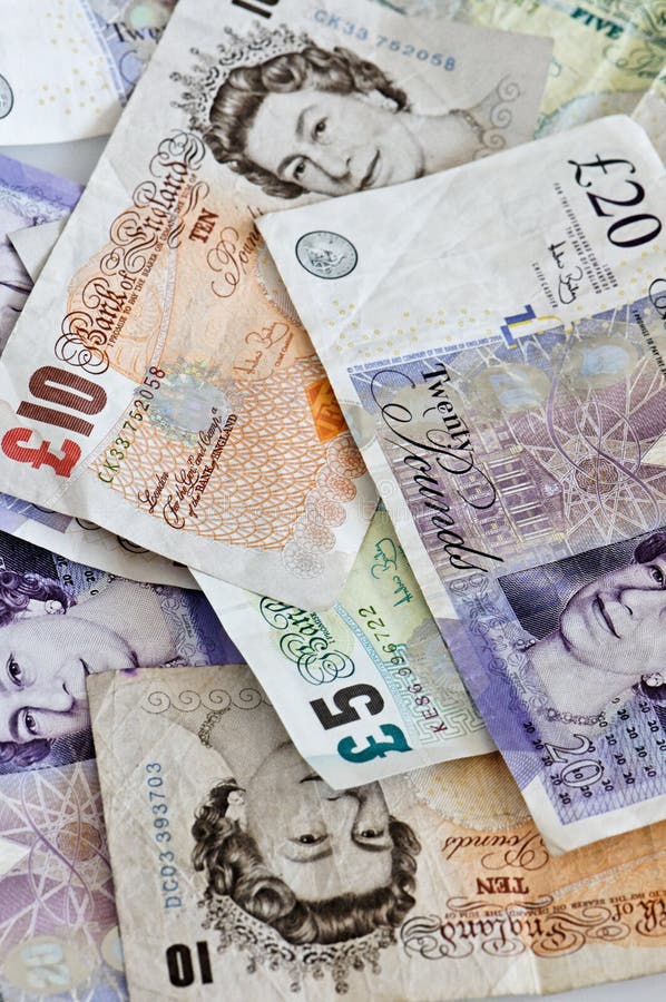 English bank-notes editorial stock photo. Image of credit - 11403823