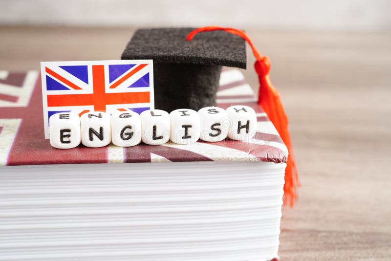 English Book with Graduate Hat, Learning and Tutorial for Foreigner ...
