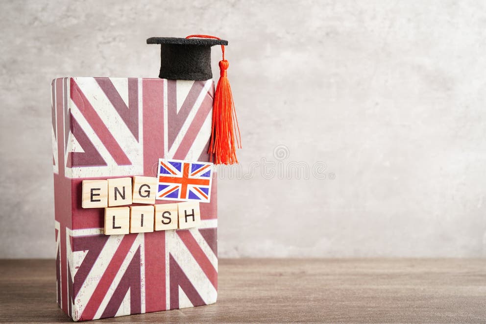 English Book with Graduate Hat, Learning and Tutorial for Foreigner ...