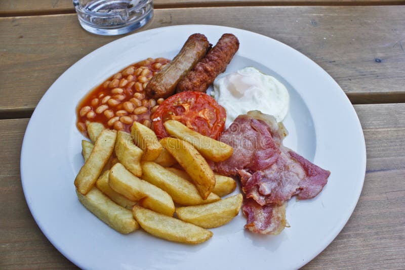 English breackfast stock photo. Image of sausages, london - 40713264