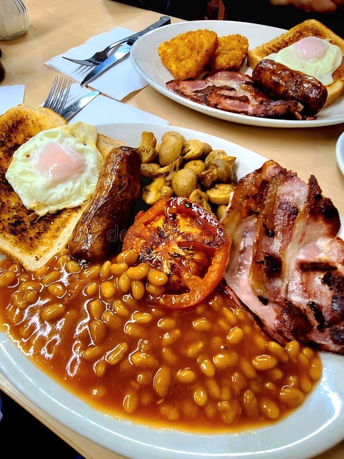 English Breakfast Full Meal 1 Stock Photo - Image of salad, dish: 273586124