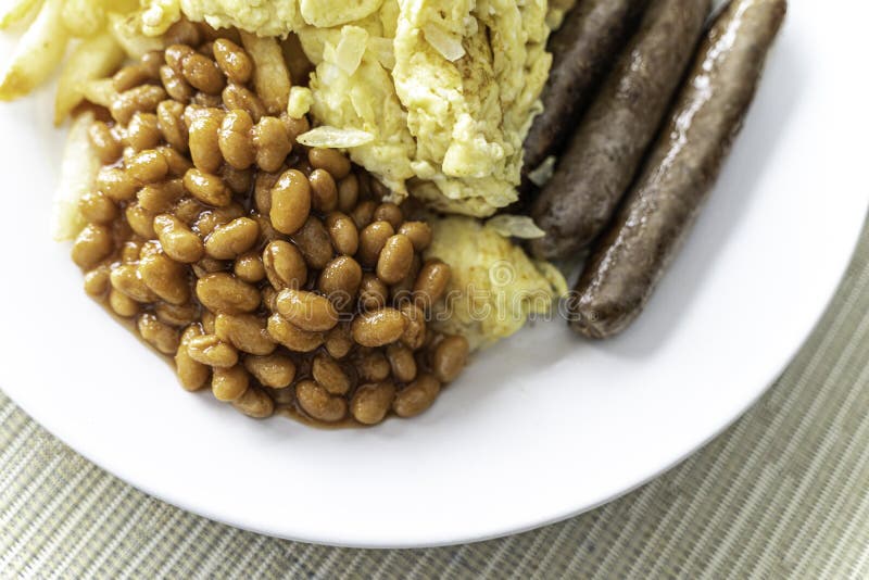 English Breakfast Served and Ready To Eat Stock Photo - Image of ...