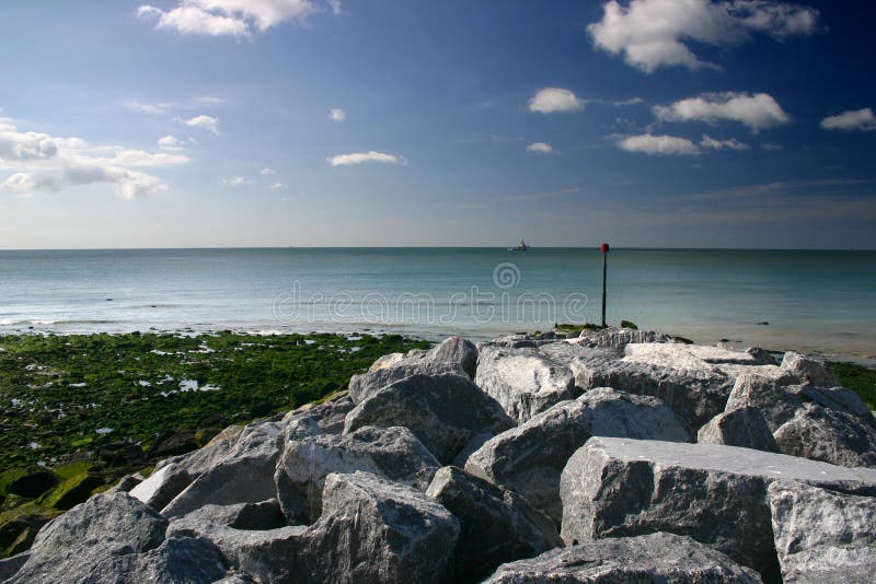 English Channel stock photo. Image of lamanche, blue, beach - 473322