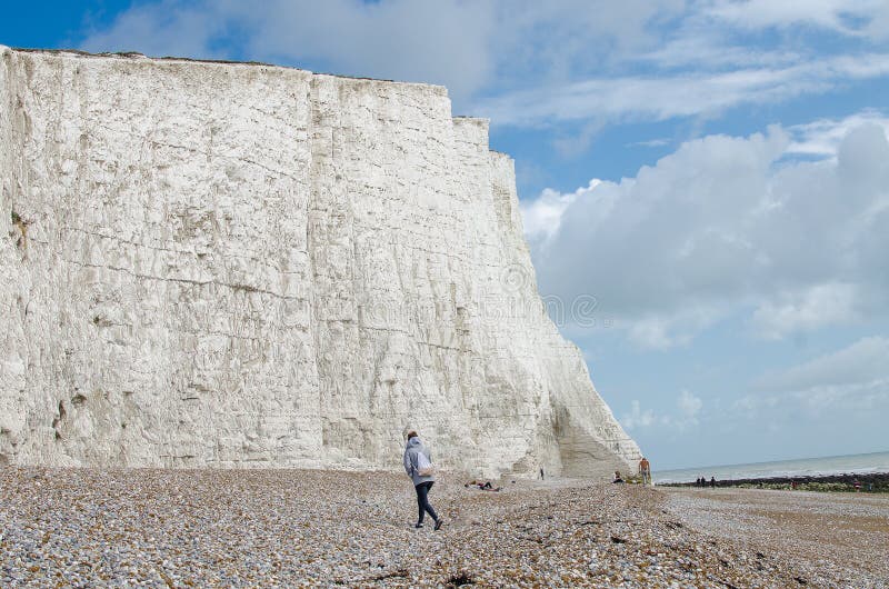 English Cliffs of Seven Sisters Editorial Stock Photo - Image of ...
