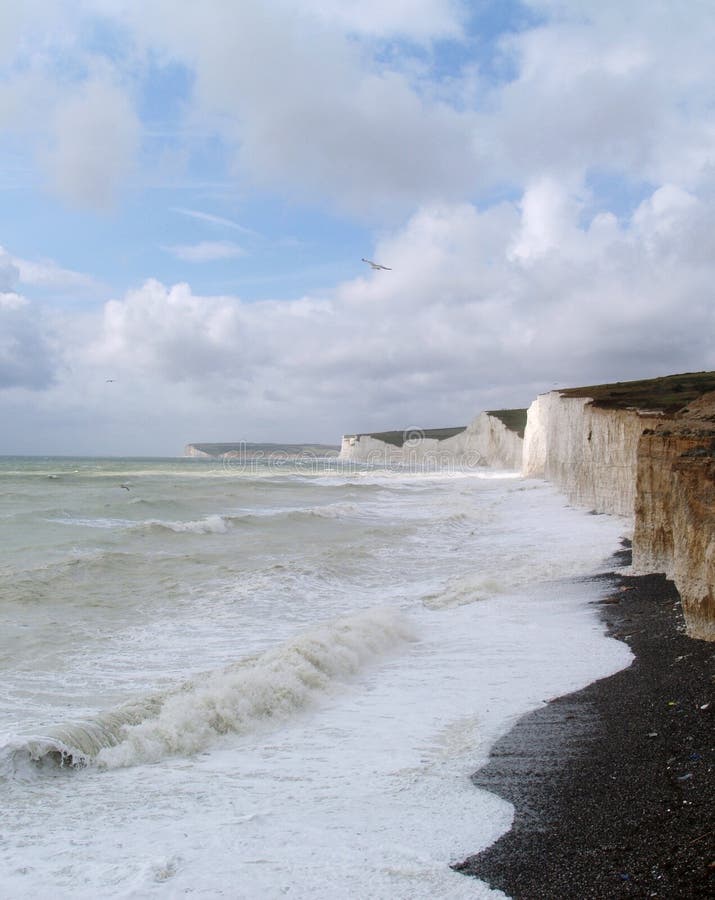 English Coast and Cliffs, UK Stock Image - Image of beach, coastal: 6143825