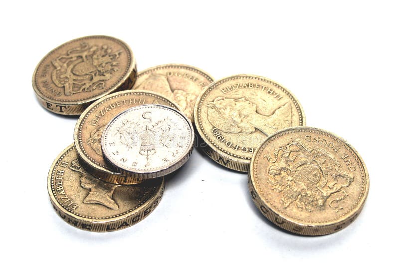 English coinage stock photo. Image of pound, pocket, pence - 315954