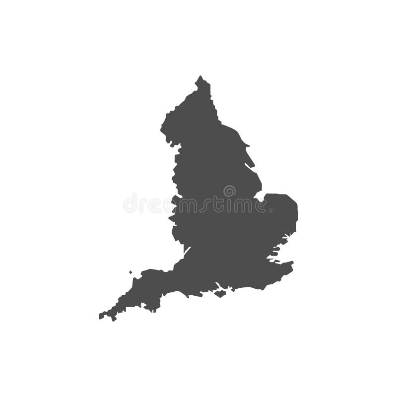 English Country Map Logo Illustration Design Stock Illustration ...