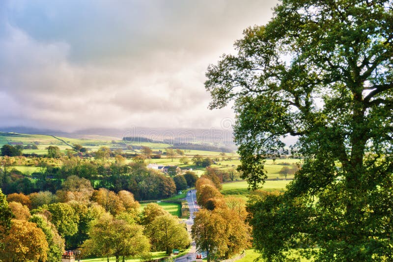 English Countryside in Autumn Stock Photo - Image of england, scene ...
