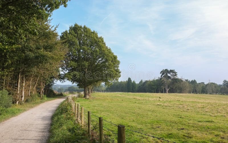 English Countryside Path stock photo. Image of fence - 26532266