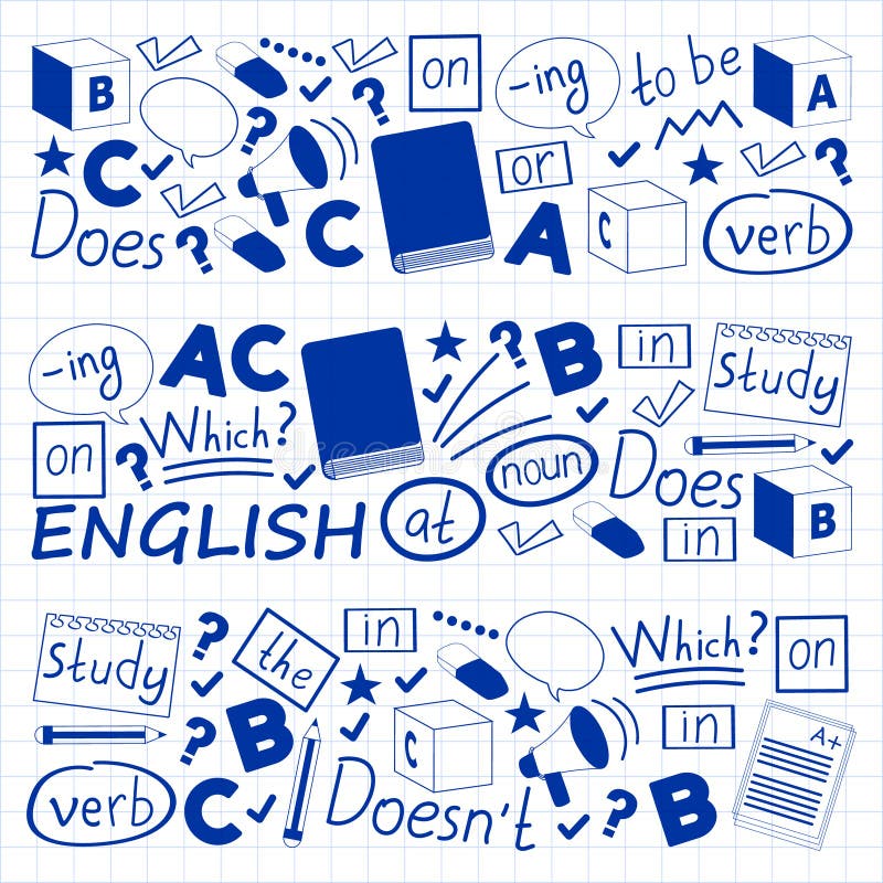 English Course. E-learning, Online Education. English Language Stock ...