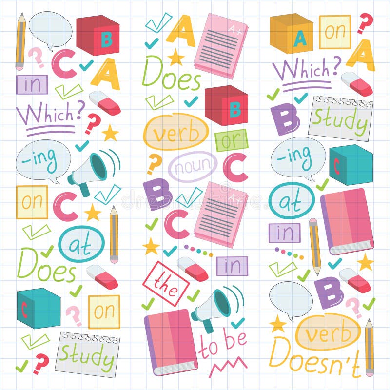 English Course. E-learning, Online Education. English Language Stock ...