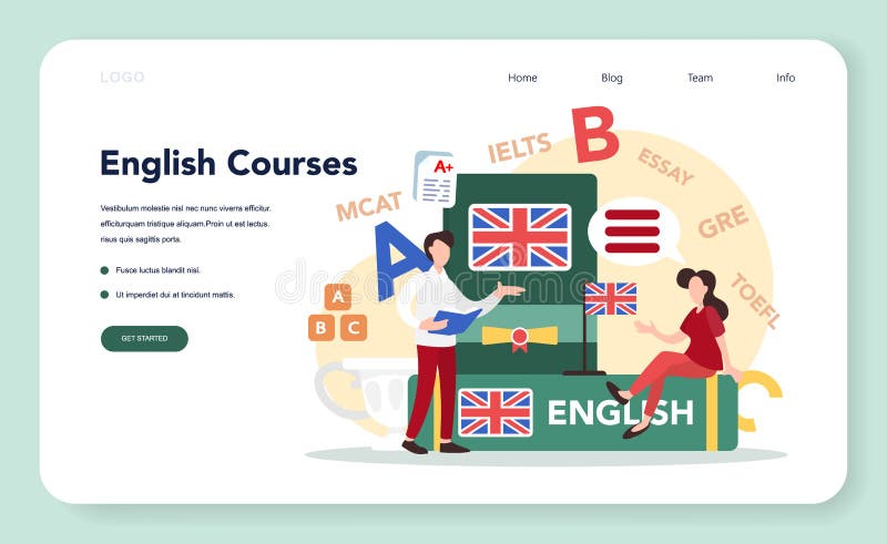 English Course Banner Stock Illustrations – 3,816 English Course Banner ...