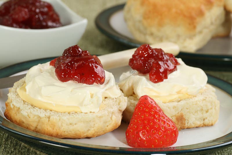 274 Cornish Cream Scone Stock Photos - Free & Royalty-Free Stock Photos ...