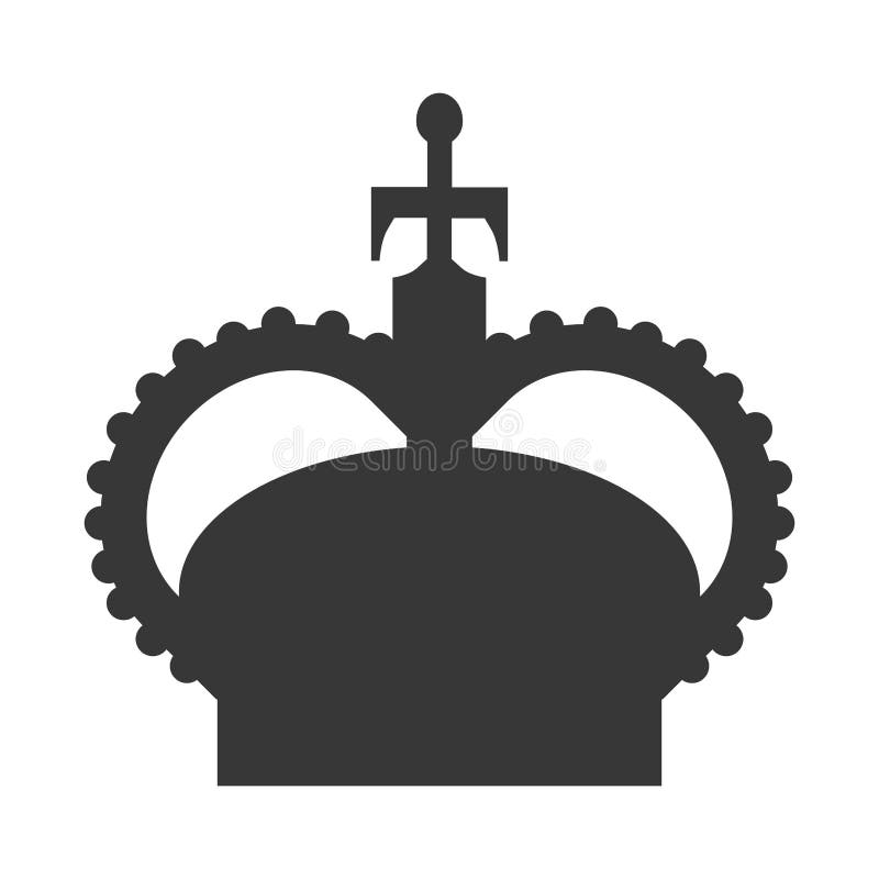 English Crown Isolated Icon Stock Vector - Illustration of flat ...