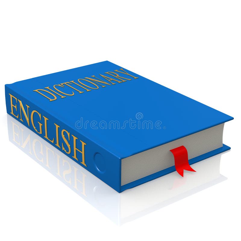 English dictionary stock illustration. Illustration of book - 52989220