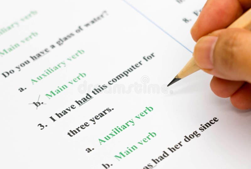 English exam stock image. Image of linguistic, exam, study - 84388545