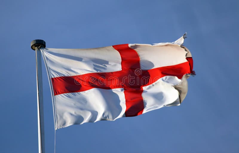 English Flag, St George Cross Royalty Free Stock Photos - Image: 177188