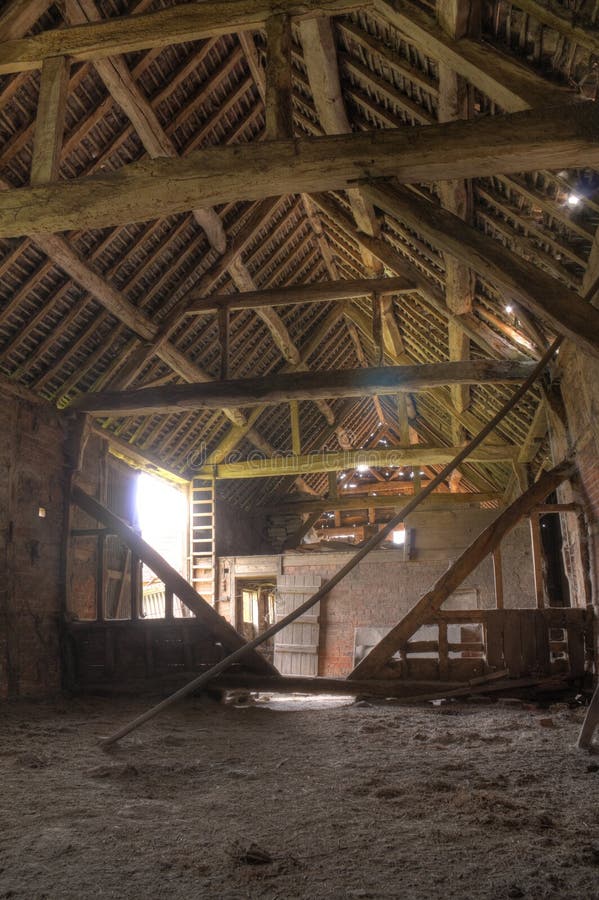English hay barn interior stock photo. Image of architecture - 35393218