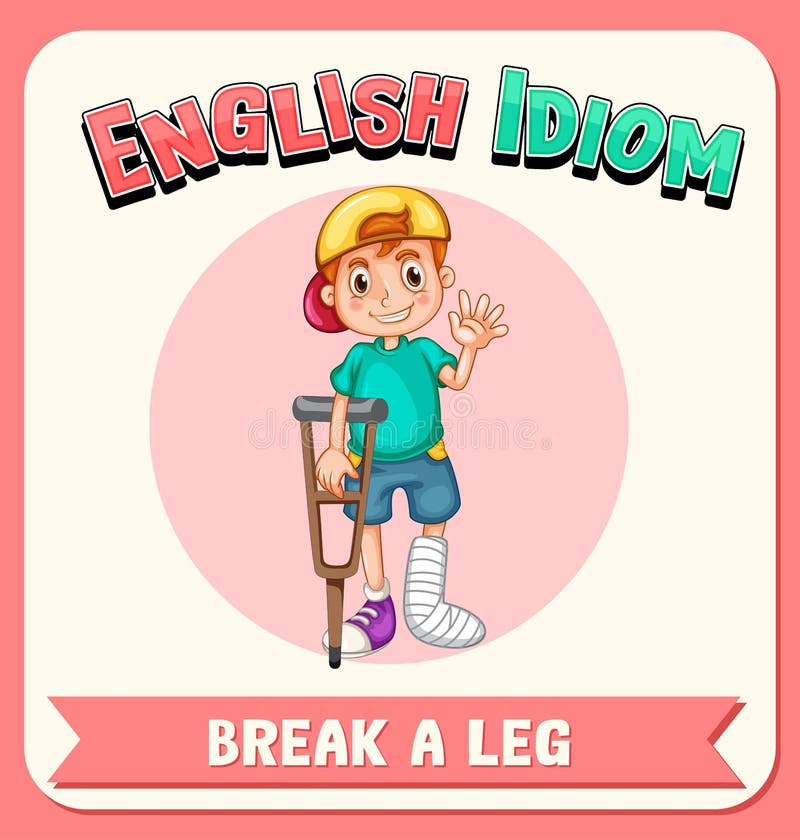 English Idiom With Picture Description For Pull Someone`s Leg Stock