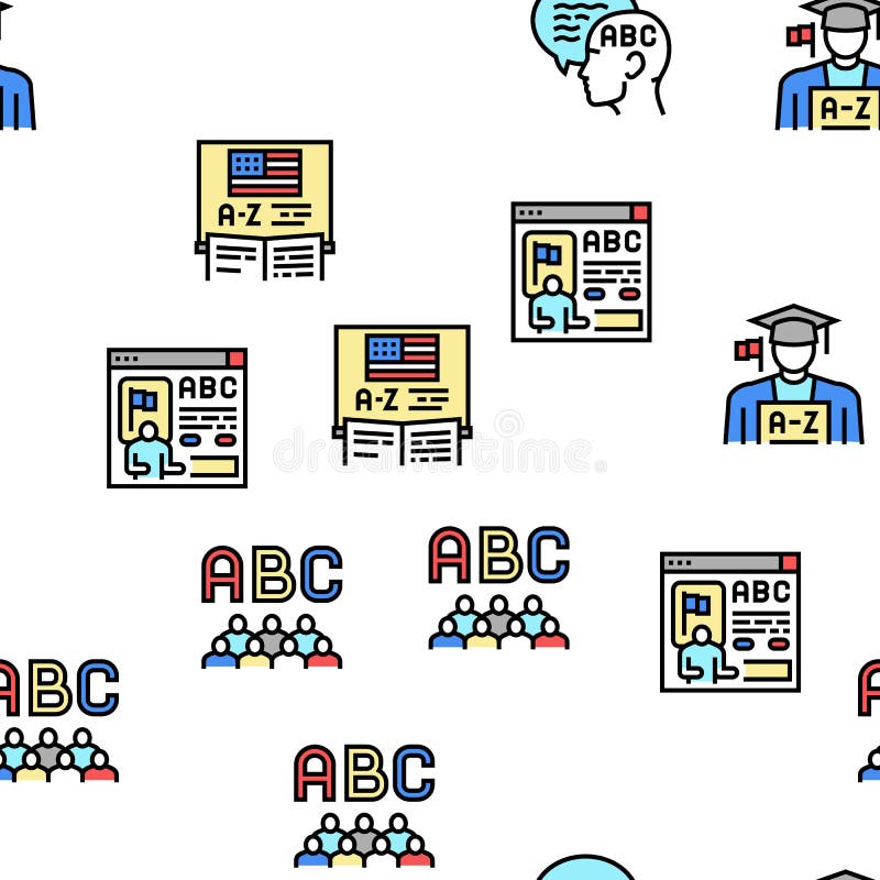 Language Learn Vector Banner Design. Language Course English Different ... Language Learn Vector Banner Design. Language Course English Different ...