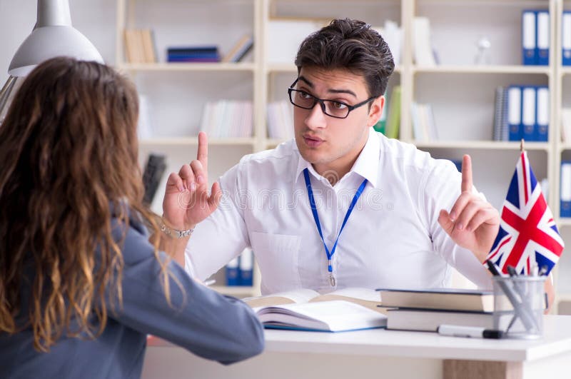 191 Woman Man Speaking English Cartoon Stock Photos - Free & Royalty ...